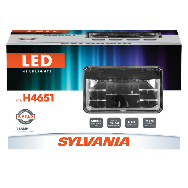 SYLVANIA H4651 LED Sealed Beam Headlight, 1 Pack - Sylvania